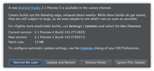 Android Studio 2.1 Preview 5 and Android Studio 2.0 RC1 - 知乎
