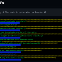 DefTruth 的想法: 用AI给Awesome-LLM-Inference写个下载pdf的代码，结果还挺好用的。链接 - 知乎