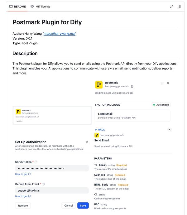镌刻星辰 的想法: Dify邮件路由插件上线 | 首个Postmark插件上线！🎉 Dify邮件路由神器实现智能工单分流，基于LLM自动解析客户诉求，精准派发至对应部门。现已在Dify平台开箱 ...