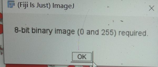阿飞 的想法: 求助！Image J测量分形维数，总是提示8-bit binary image（0and 255) required）可我已经 ...