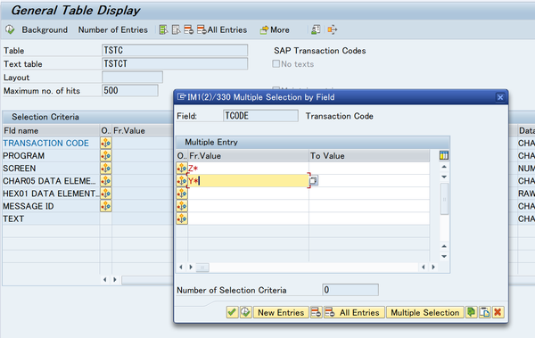 精进中的香小圈 的想法: SAP 查自开发事务码 | 1. 通过查询底表的方式查询：SE16N 或者SE16 查询底表 TSTC 或者 ...