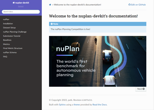 奇点教育 的想法: 无人驾驶领域的世界杯——NuPlan挑战赛开赛！🔸nuPlan Planning Challenge 2023，是一项基于nuPlan数据集的挑战赛，主要焦点是使用多个性能 ...