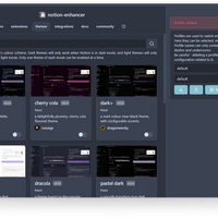龙爪槐守望者 的想法: notion-enhancer —— 给 Notion 增加大纲等功能 链接 该工具可直接替代 Notion 官方客户端，