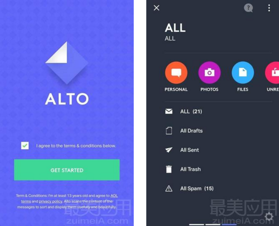 Alto Mail - 颜值爆炸的邮箱APP ＃Android - 知乎