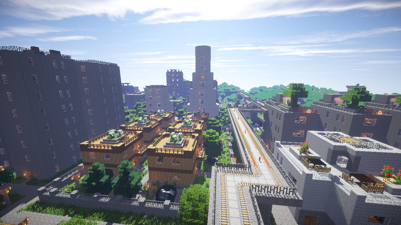 我在 Minecraft 中建城市！（一） - 知乎