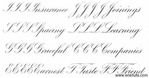 怎么练习英文书法copperplate Engraver's Script？ - 知乎