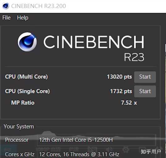 英特尔 i5-12500H 性能怎么样？ - 知乎