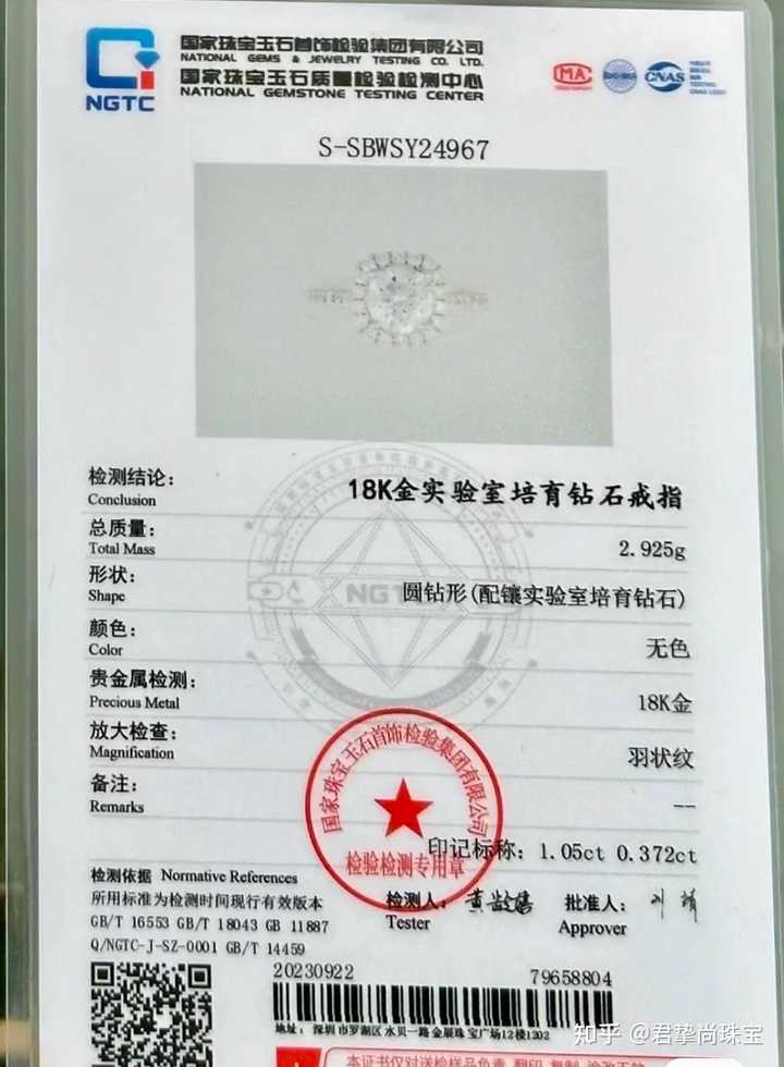 NGTC国检证书怎么辨别真伪？ - 知乎