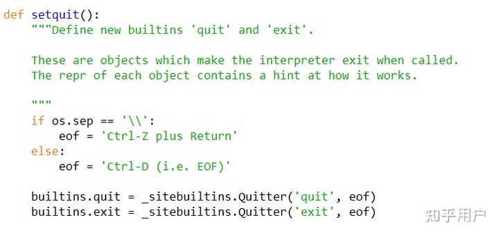 python exit()与quit()的区别是什么？ - 知乎