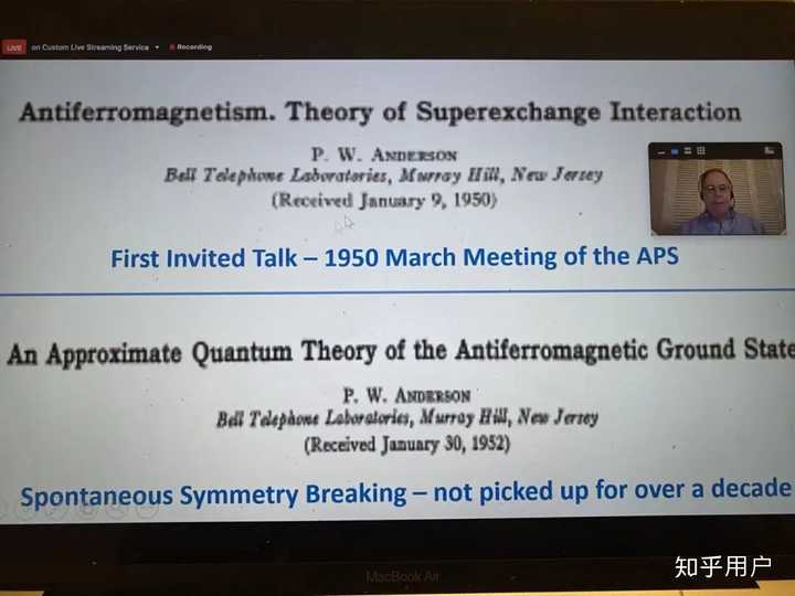 P. W. Anderson 在凝聚态物理领域有哪些贡献？他的物理直觉为何这么强？ - 知乎