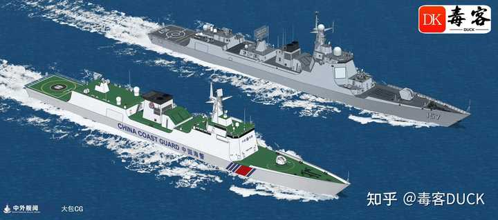 怎么评价海警版052D驱逐舰？ - 知乎