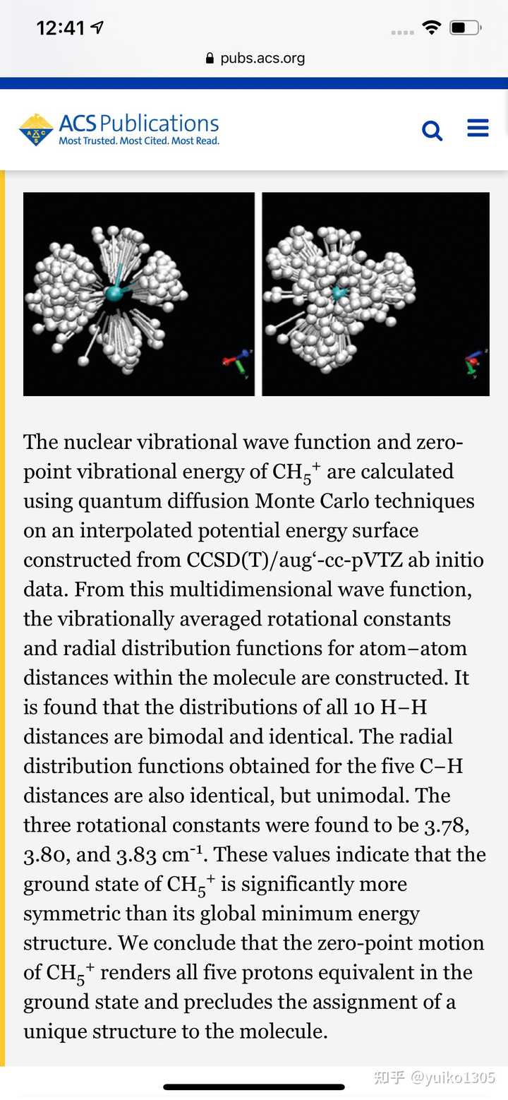 超强酸里的CH5+是什么结构？ - 知乎