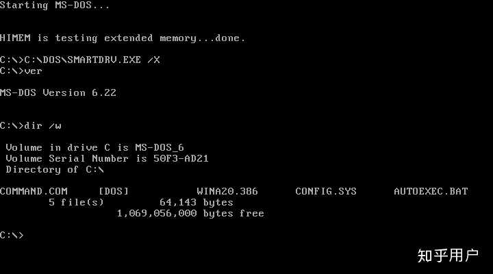 为什么 MS-DOS 6.22 能成为最经典的 MS-DOS？ - 知乎