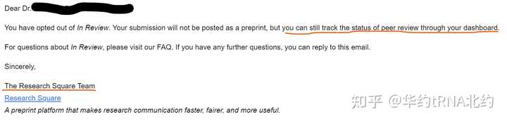 如何取消research square上的preprint? - 知乎