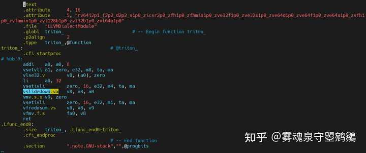 LLVM18相比于LLVM20编译下面这个用例，为什么会多生成一条vslidedown指令呢？ - 知乎