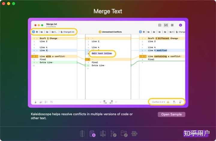 mac 上有什么好用的 diff 软件？ - 知乎