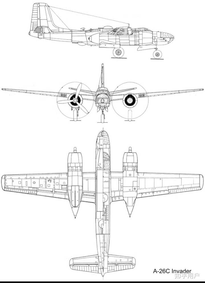 如何评价A-26战斗轰炸机(美国二战时期研制的战斗轰炸机)? - 知乎