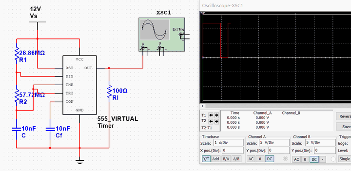 为什么555定时器产生不了1Hz脉冲信号？ - 知乎