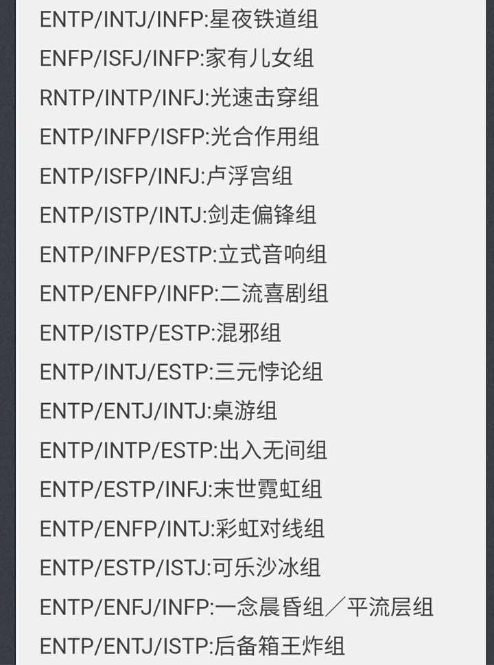 mbti16个人格的花名都是啥啊? - 知乎