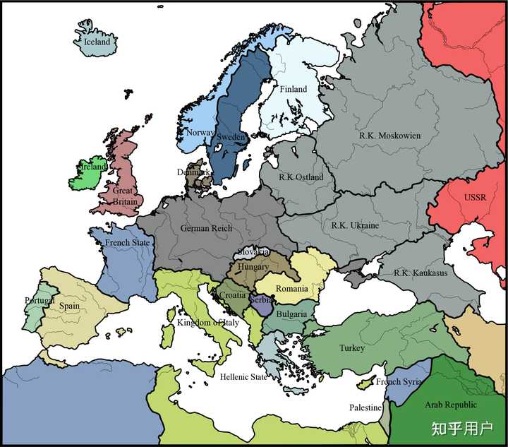 假如二战中纳粹获胜，世界版图会怎样？ - 知乎
