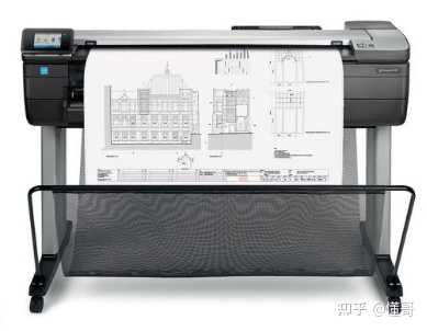 惠普hpT830大幅面打印机怎么装纸？ - 知乎