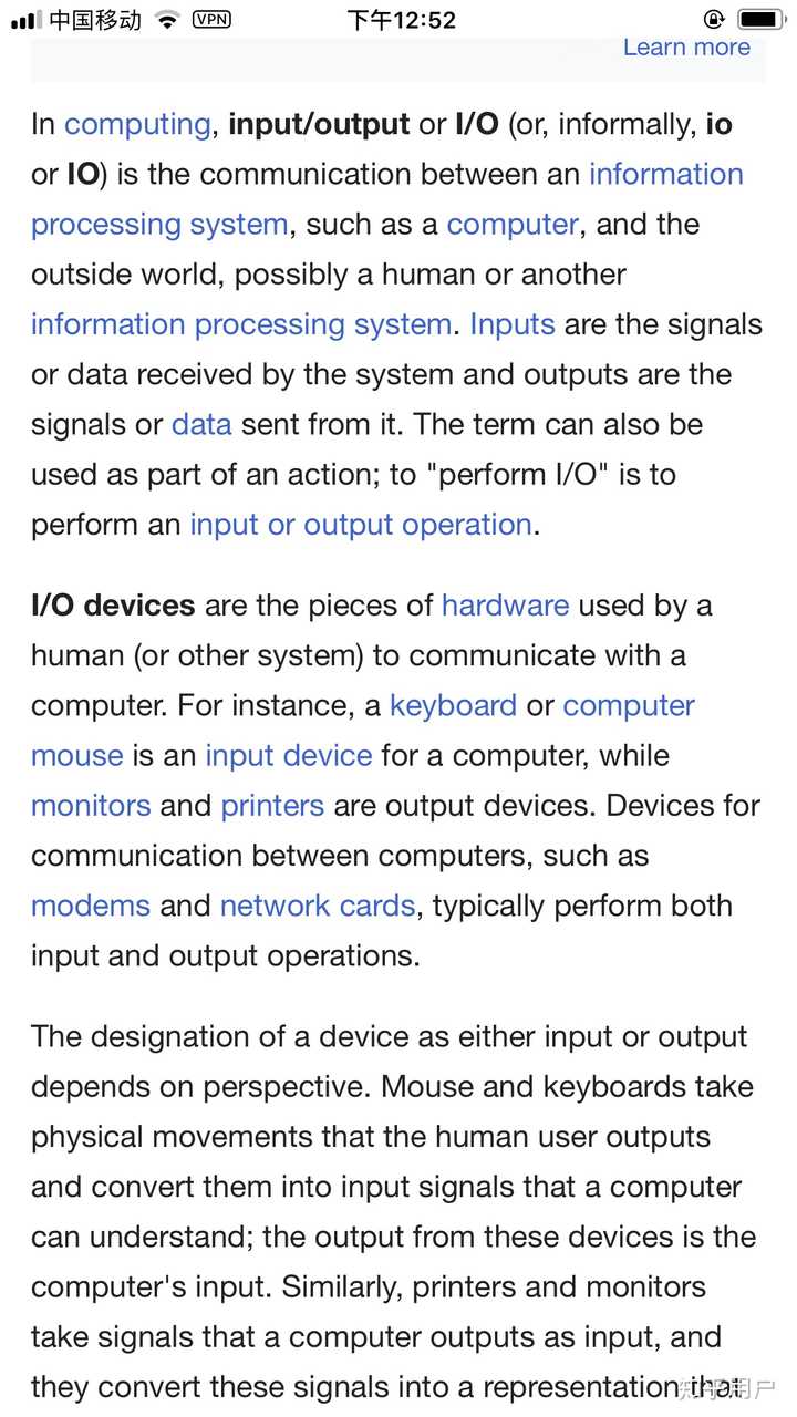 究竟什么是I/O操作呢？ - 知乎