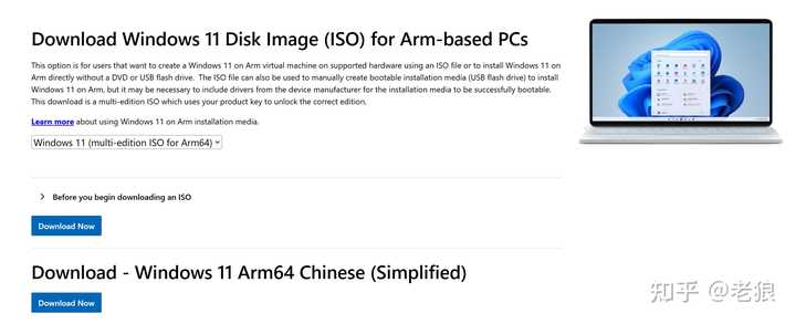 如何下载到官方的Windows 11 ARM版本的正式版ISO? - 知乎