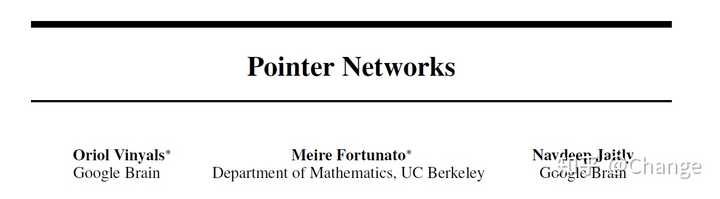 什么是Pointer Network？ - 知乎