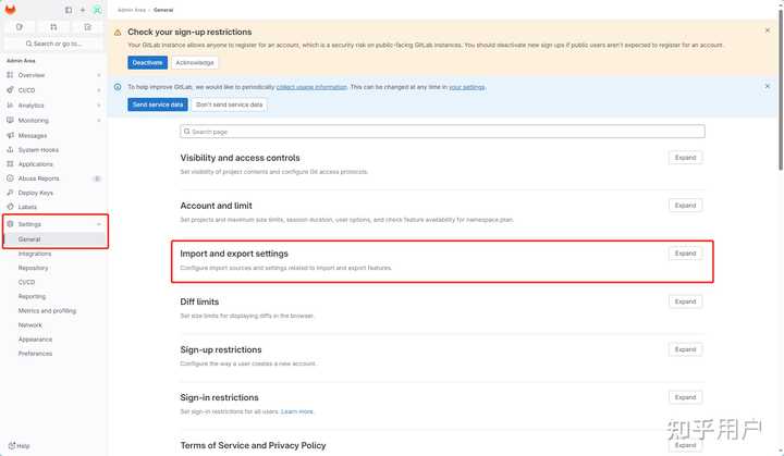 gitlab 导入项目问题, import project? - 知乎