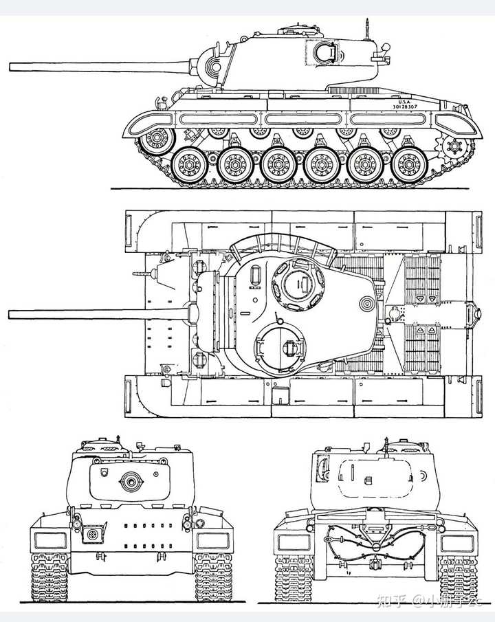 如何评价二战末期的美军M26“潘兴”坦克？ - 知乎