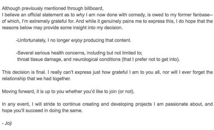 如何评价Joji/Filthy Frank？ - 知乎