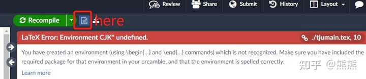 overleaf 无法编译出 PDF 怎么办？ - 知乎