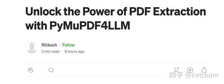 如何使用 PyMuPDF4LLM 库高效地从 PDF 文件中提取文本并搭建问答系统？ - 知乎