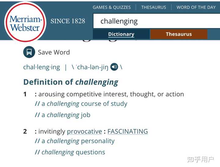 请问第一个空为什么填challenging不填challengeable，他们有什么区别，谢谢您？ - 知乎