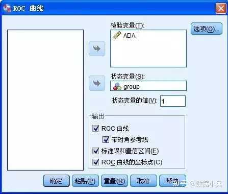 如何用 spss 怎么做 roc 曲线？ - 知乎