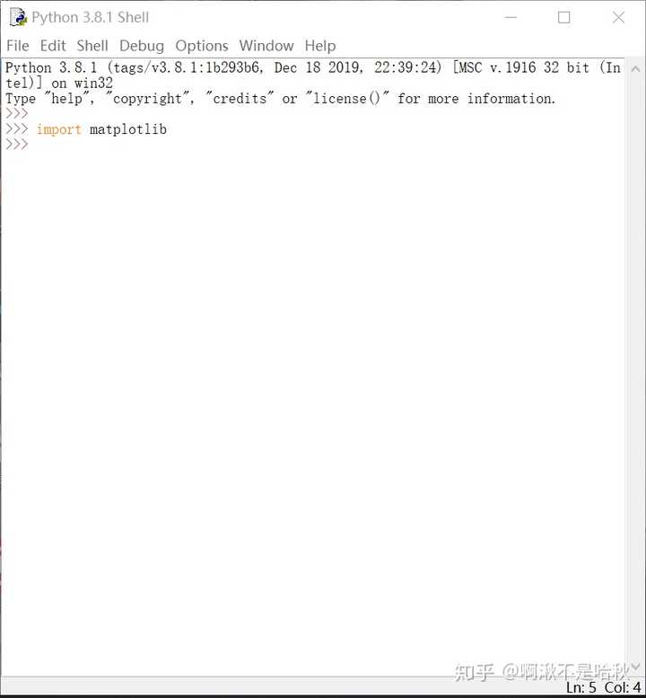 Python 中matplotlib 如何安装？ - 知乎