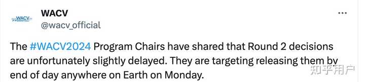 怎么评价 WACV 2024的审稿结果？ - 知乎