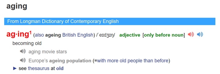 aged与aging？ - 知乎
