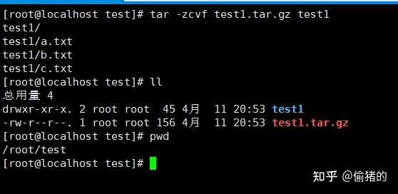 为什么我在linux下使用tar -zxvf解压文件没反应? - 知乎