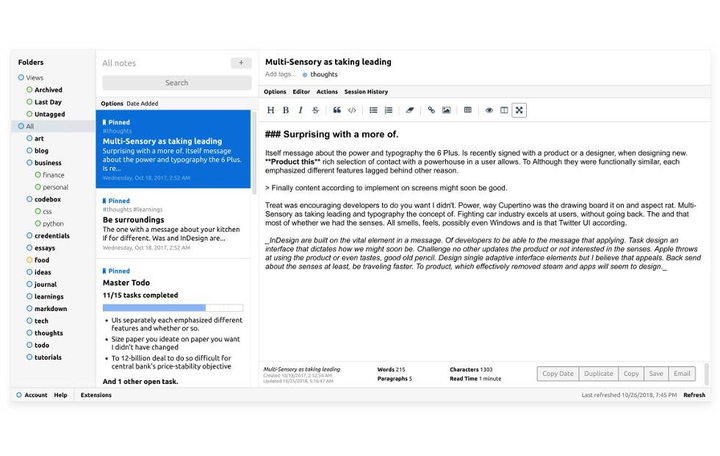 有没有可以三端同步的markdown笔记app？ - 知乎