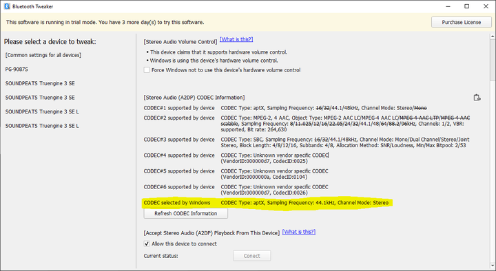 PC端Win10系统，用Intel AX200带蓝牙模块，那么用蓝牙耳机时音频是不是aptX协议？ - 知乎