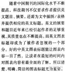 中文文章在期刊中发表时，为什么要求图表题名需含中英文对照？ 知乎