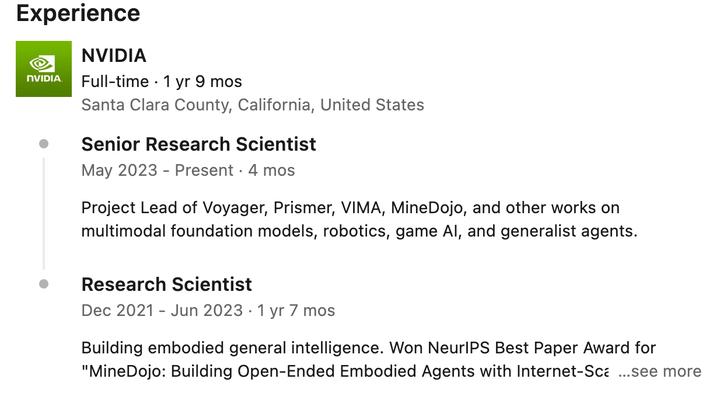 为什么Jim Fan自称是research scientist，但是国内媒体都称他为英伟达首席科学家? - 知乎