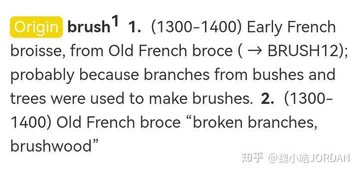 bush brush shrub scrub 这几个单词是什么关系？ - 知乎