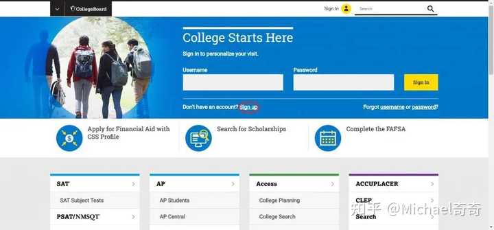 collegeboard为什么无法注册？ - 知乎