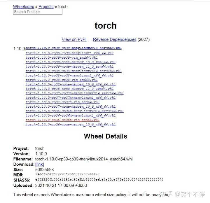 安装pytorch不成功，请问是哪里出问题了，有没有大佬给个解决办法？ - 知乎