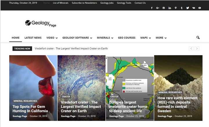 大佬们能推荐一些地质类专业能用到的网站吗（最好是专业一点的，学术性的。谢谢）？ - 知乎