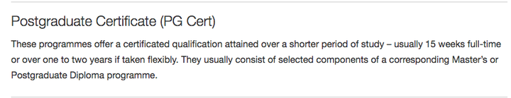 PG Dip和PG Cert 的区别？ - 知乎