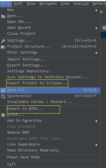 idea下载完后，在export中为什么没有project to zip file 的选项? - 知乎