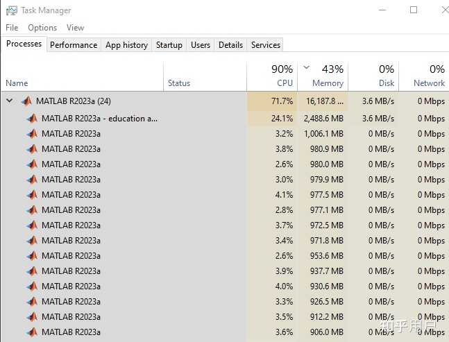 怎么设置才能提高matlab的cpu占用率啊？ - 知乎